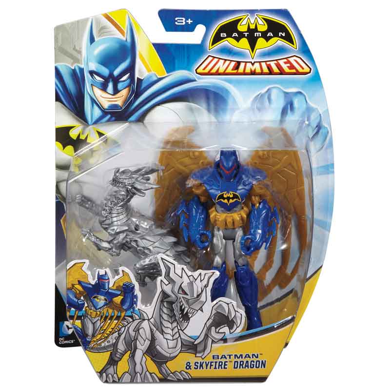 Batman & Skyfire Dragon - 4" Unlimited Figure - Storvyn Kids